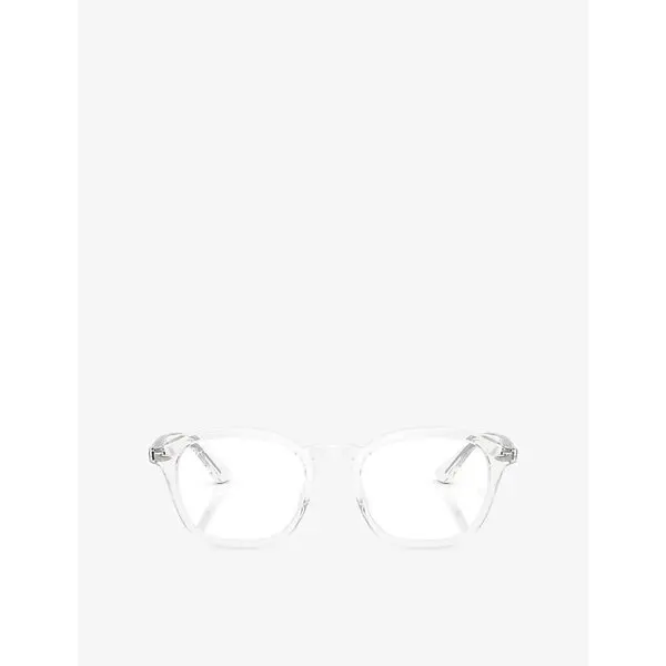Ray-ban Rb5451 Round-frame Acetate Eyeglasses - Clear
