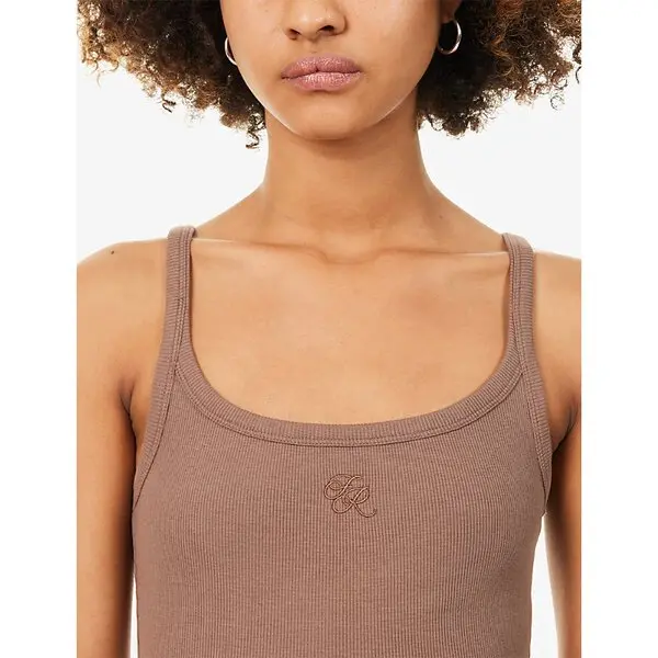 4TH & RECKLESS Ribbed Cotton Tank Top