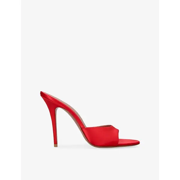 Amina Muaddi Elodie 105 Satin Slipper
