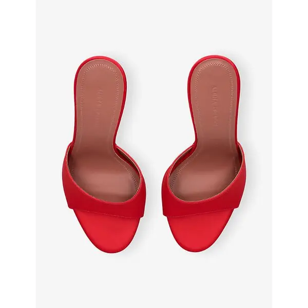 Amina Muaddi Elodie 105 Satin Slipper