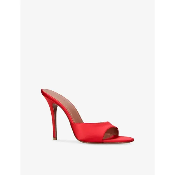Amina Muaddi Elodie 105 Satin Slipper