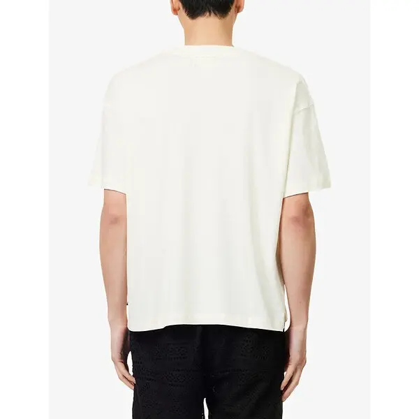 HONOR THE GIFT Don't Overthink It Embroidered Cotton T-shirt