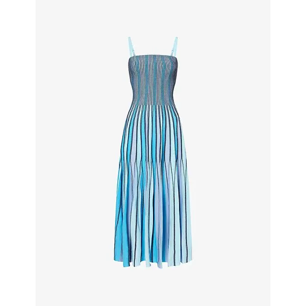 Simkhai Striped Knit Midi Dress