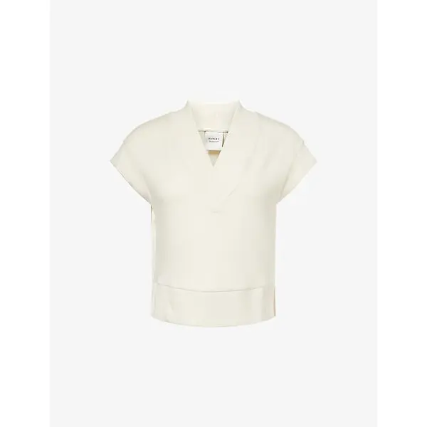 Varley Gracee Doublesoft V-neck Woven Top
