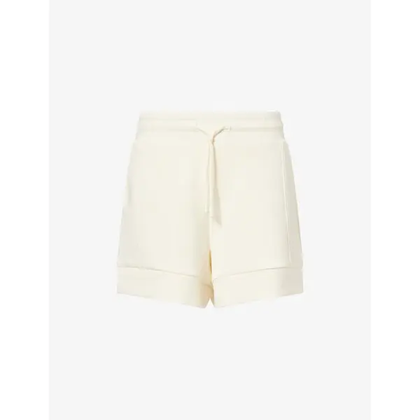 Varley High-rise Jersey Shorts - Pristine