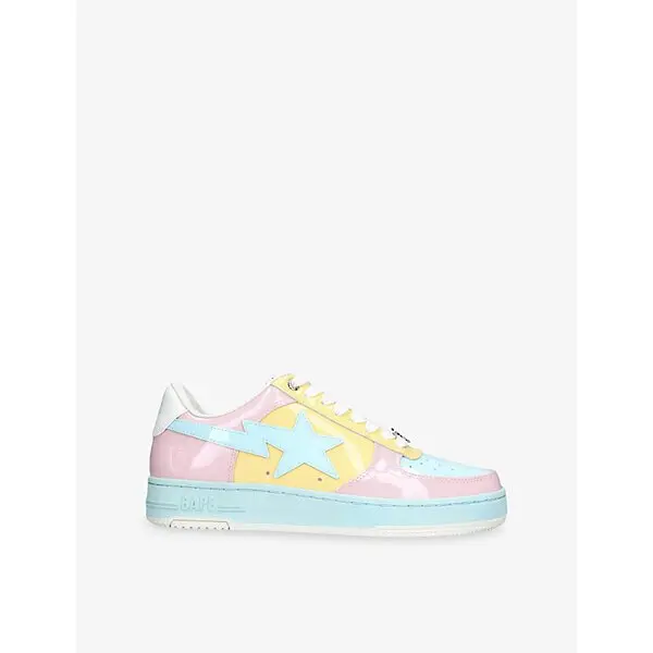 A BATHING APE Sta Icon #6 M2 Leather Trainers