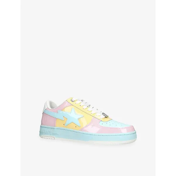 A BATHING APE Sta Icon #6 M2 Leather Trainers
