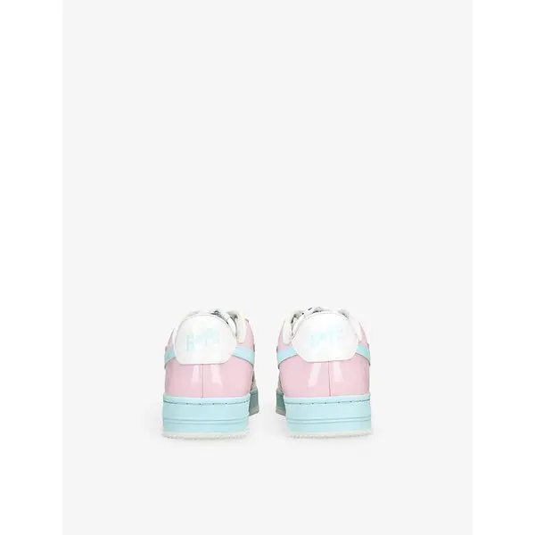A BATHING APE Sta Icon #6 M2 Leather Trainers
