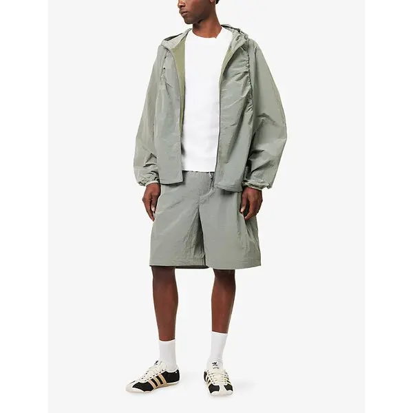 SEVENTH Ofunato Hooded Nylon Windbreaker Jacket
