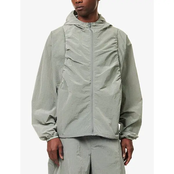SEVENTH Ofunato Hooded Nylon Windbreaker Jacket
