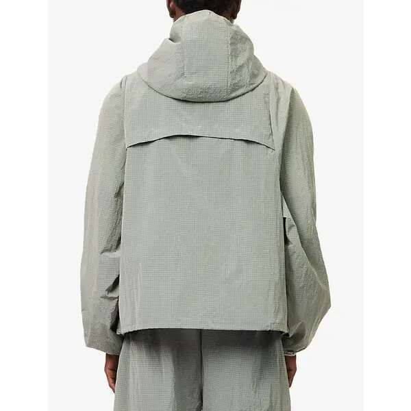 SEVENTH Ofunato Hooded Nylon Windbreaker Jacket