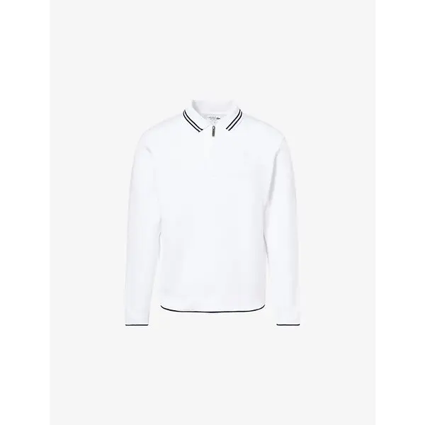Lacoste Heritage Tennis Quarter-zip Jersey Sweatshirt