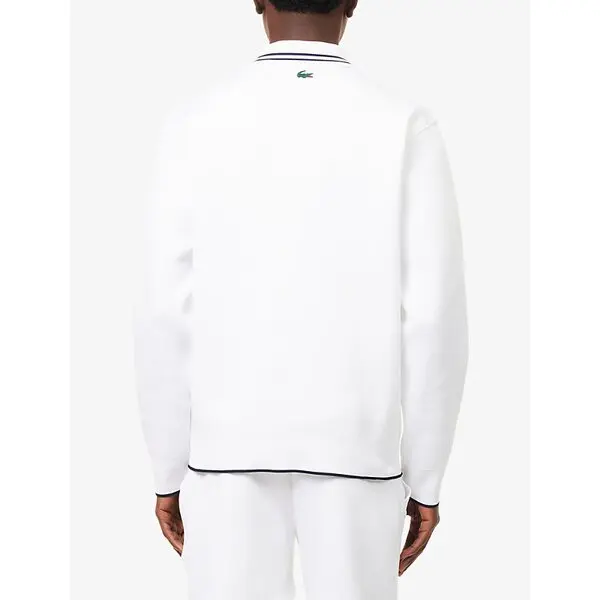 Lacoste Heritage Tennis Quarter-zip Jersey Sweatshirt