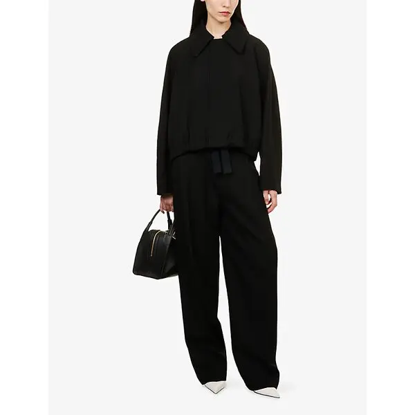 Victoria Beckham Arden Wool Bomber Jacket