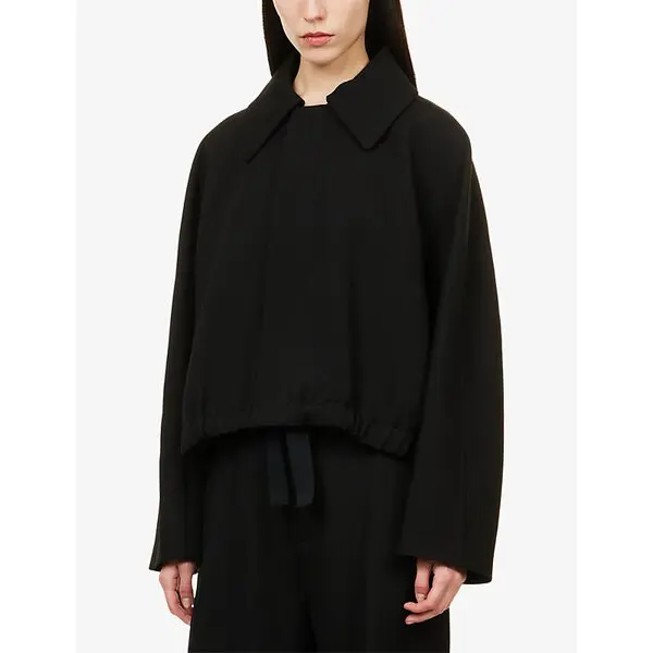 Victoria Beckham Arden Wool Bomber Jacket