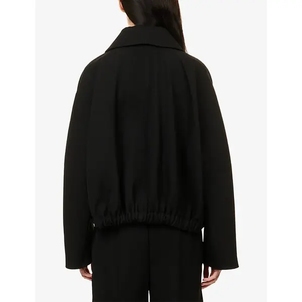Victoria Beckham Arden Wool Bomber Jacket