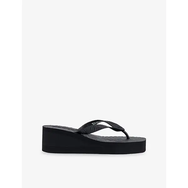 VELOUR High Platform Rubber Flip Flops