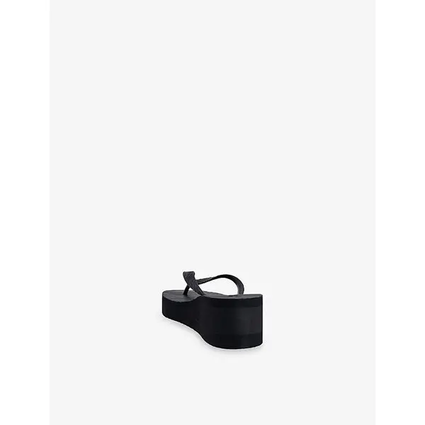 VELOUR High Platform Rubber Flip Flops