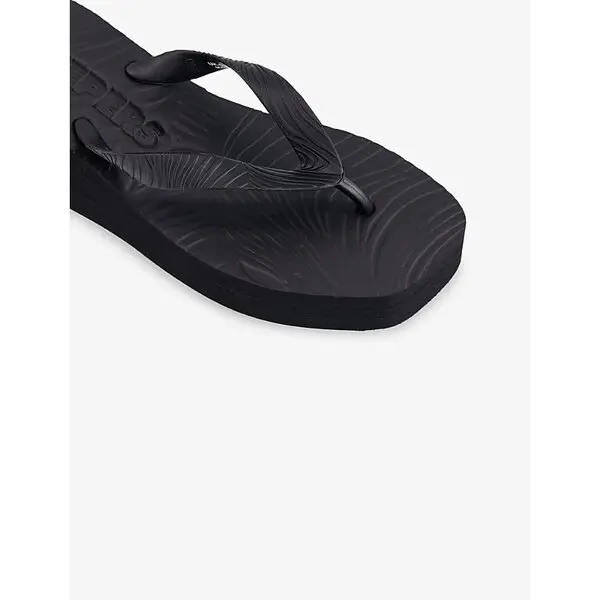 VELOUR High Platform Rubber Flip Flops