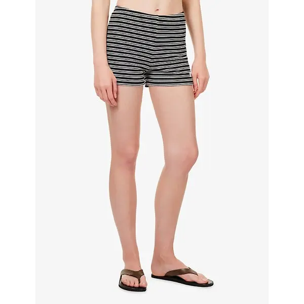 TALA Striped Knitted Shorts