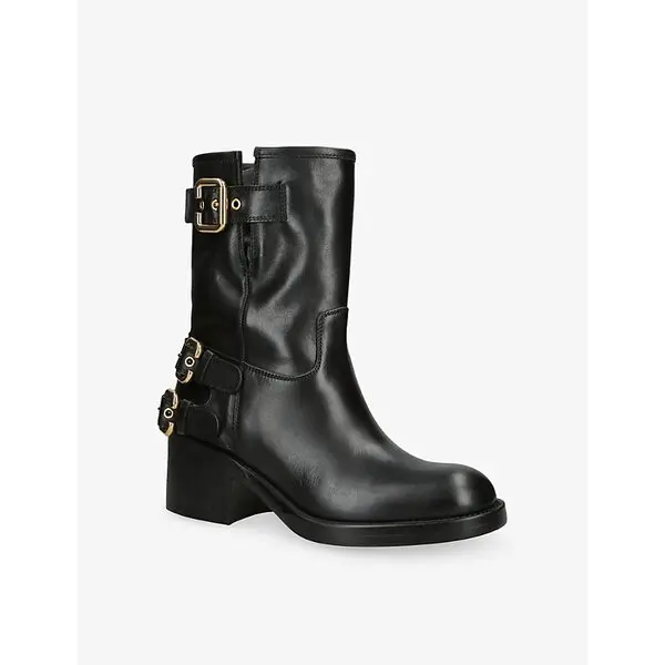 Chloé Dakota Buckled Leather Ankle Boots