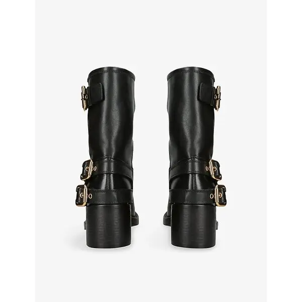 Chloé Dakota Buckled Leather Ankle Boots