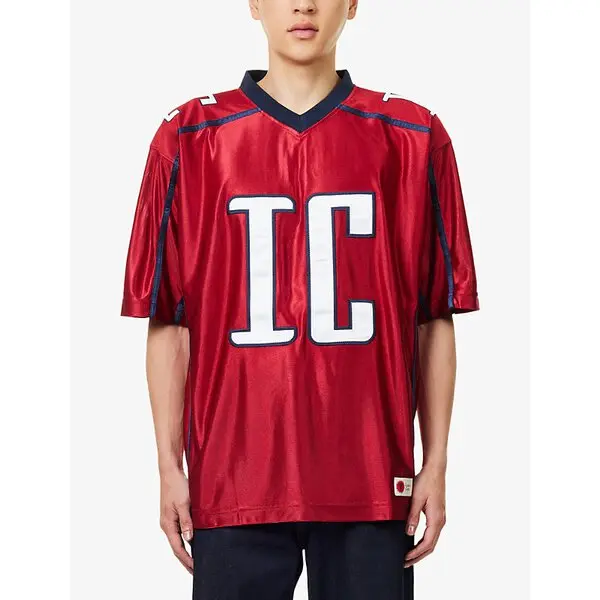 ICECREAM Embroidered Oversized Jersey Football Shirt