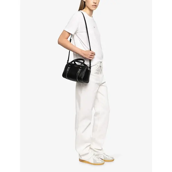 Zadig&Voltaire Small Leather Bowling Bag
