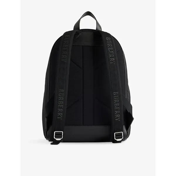 Burberry Logo Print Nylon Backpack