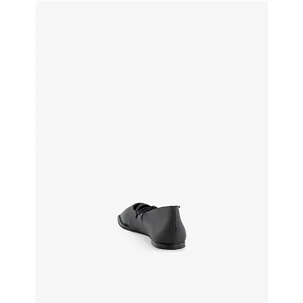 ALOHAS Sway Square-toe Leather Pumps