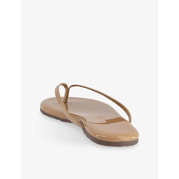 Tkees Lily Nude Foundations Leather Flip-flops - Cocobutter Gloss