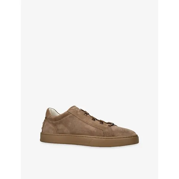 TOD'S Suede Lace-up Low Top Trainers