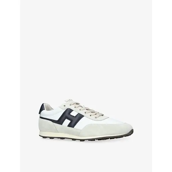 Hogan H699 Suede And Leather Trainers