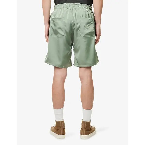 HONOR THE GIFT Drawstring Relaxed-fit Satin Shorts
