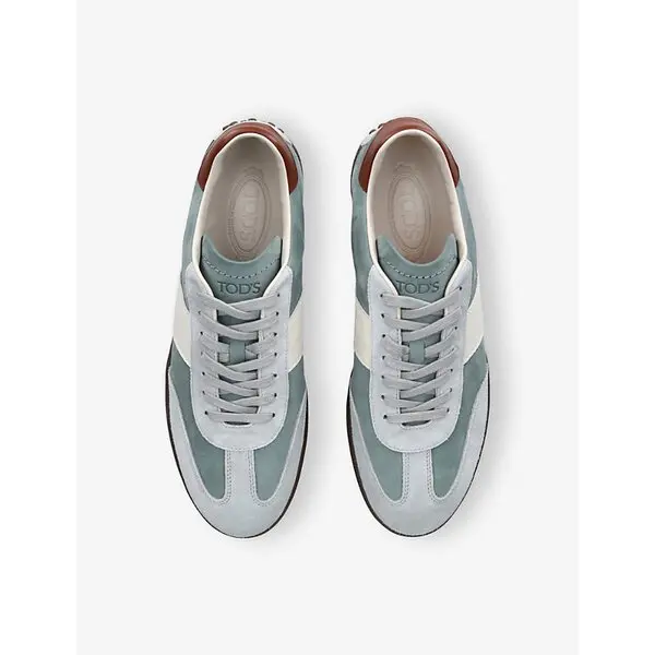 TOD'S Allacciata Cassetta Suede Low-top Trainers