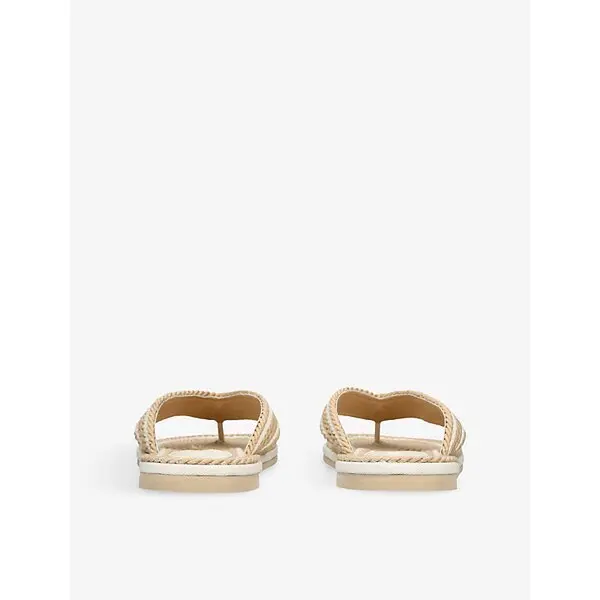 Chloé Logo Woven Sandals