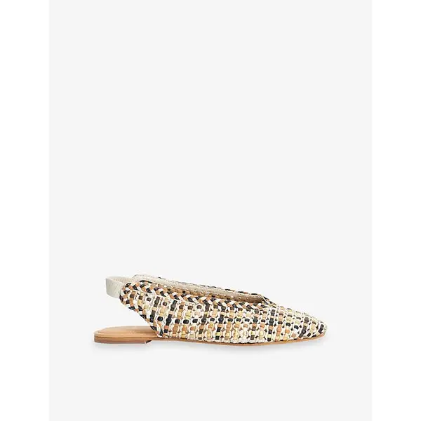 DUNE Hollianne Leather Flats - Multi Leather