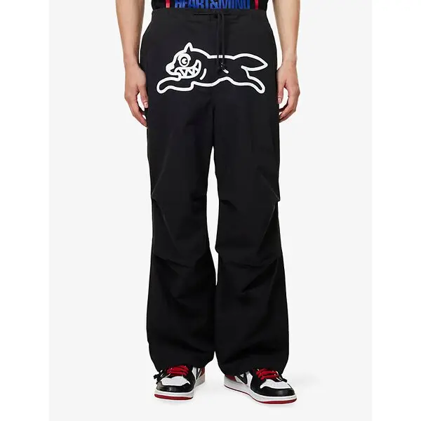 ICECREAM Running Dog Cotton Parachute Trousers