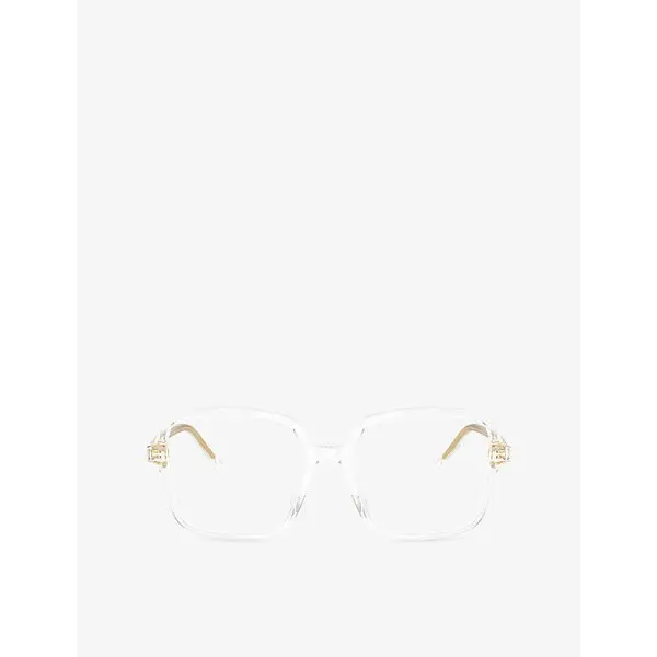 Dolce & Gabbana Square Frame Acetate Eyeglasses - Clear