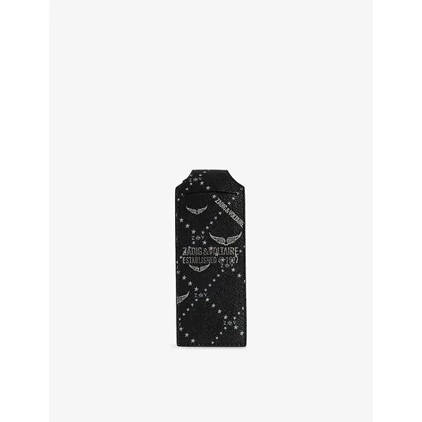 Zadig&Voltaire Z Travel Tag Faux-leather Luggage Tag - Black