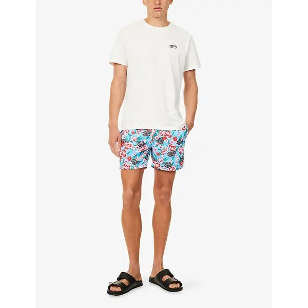 ARRELS BARCELONA Floral Print Swim Shorts