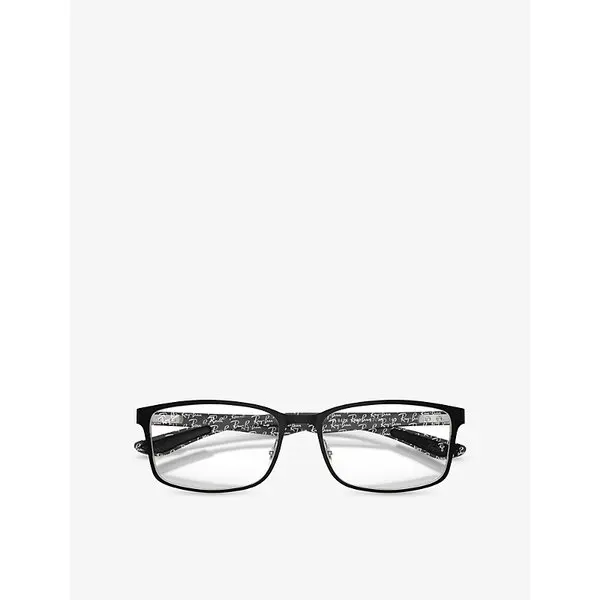 Ray-ban Rb8424 Rectangle Optical Glasses - Black