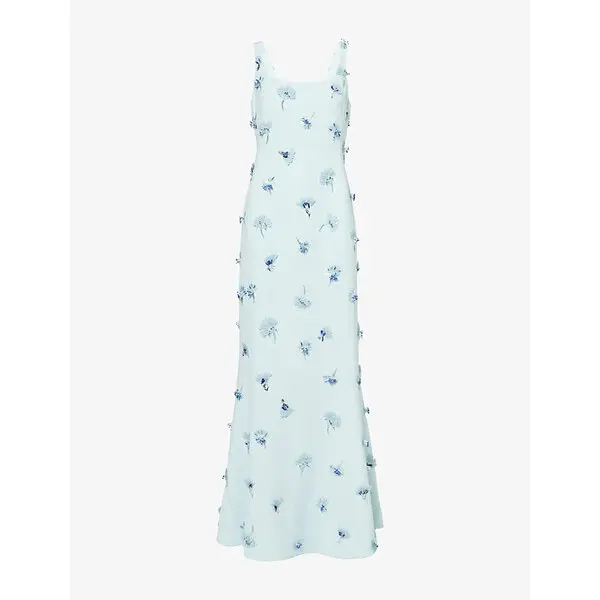 Simkhai Briella Embellished Woven Gown