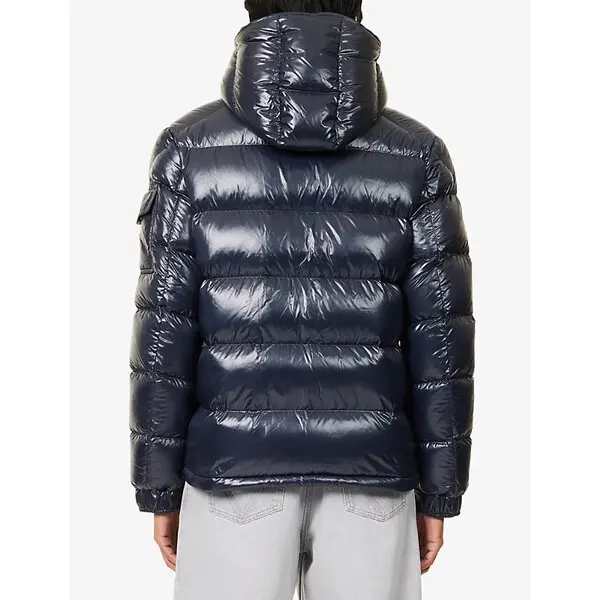 Moncler Maya Padded Down Jacket - Navy