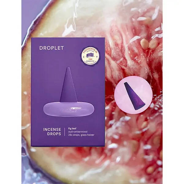 DROPLET Fig Leaf Set Of 26 Incense S