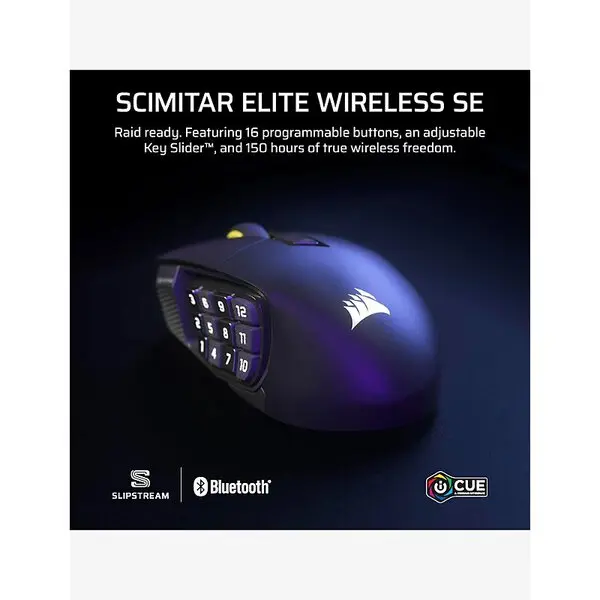 CORSAIR Scimitar Elite Wireless Se Mmo Gaming Mouse
