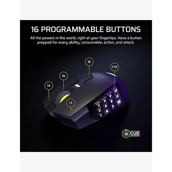 CORSAIR Scimitar Elite Wireless Se Mmo Gaming Mouse