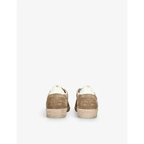 GOLDEN GOOSE Ball Star Suede Trainers - Beige Oth