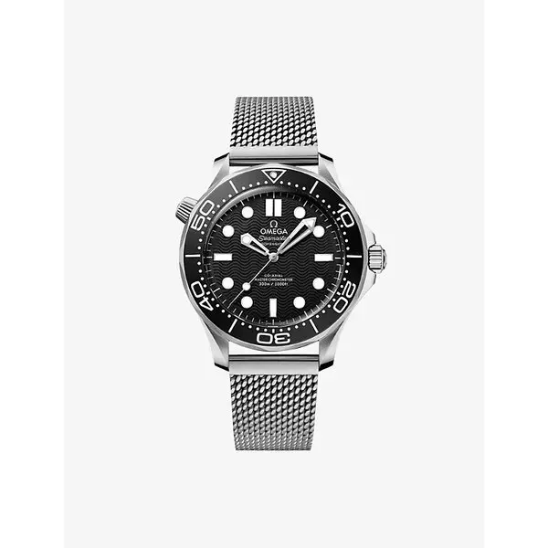 Omega Seamaster Diver 300m Stainless Steel Automatic Watch - Black