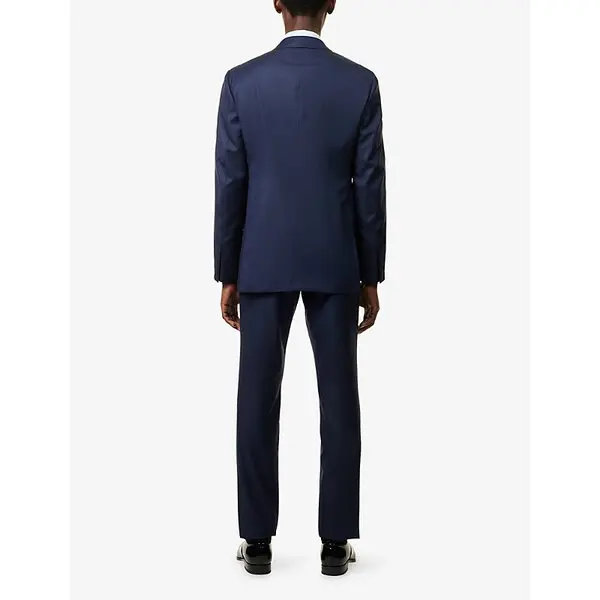 TOM FORD Shelton Single-breasted Wool Suit - Navy